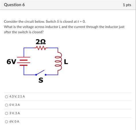 Solved Consider The Circuit Below Switch S Is Closed At Chegg