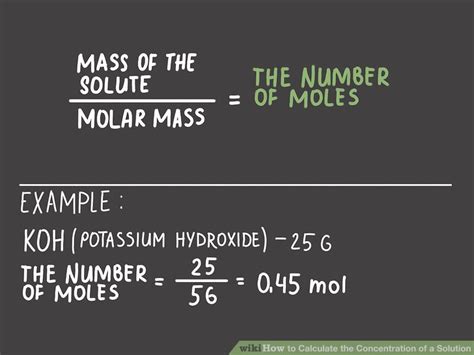 Easy Ways To Calculate The Concentration Of A Solution