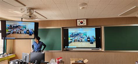 전주 Oo초등학교 전자칠판 설치사례 주 와이에스엠
