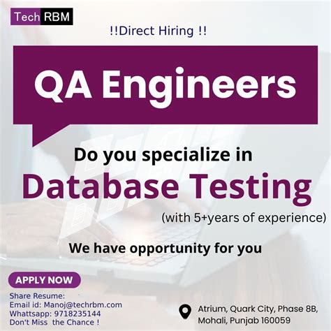 Manoj Kumar On Linkedin Grab The Opportunity Qa Engineer