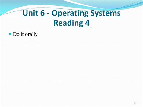 PPT Unit Operating Systems PowerPoint Presentation Free Download ID