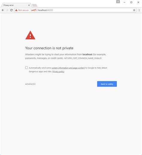 Why Chrome Says Iis Express Is Not Secure And How To Resolve That