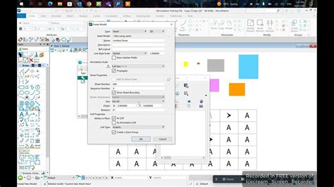 Microstation Connect Edition How To Setup A Custom Sheet View Youtube