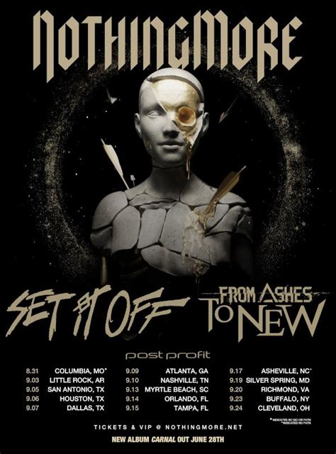Nothing More Announces New Tour Dates With Set It Off From Ashes To