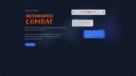 Automated Combat Historical Figure Debates Futureen