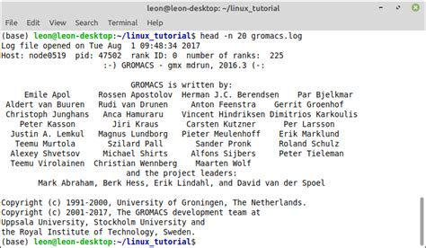 Viewing File Contents In The Terminal Ufs Hpc Documentation