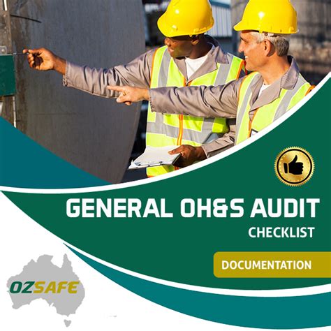 General OH S Audit Checklist OZ Safe Workplace Health And Safety Documents Shop