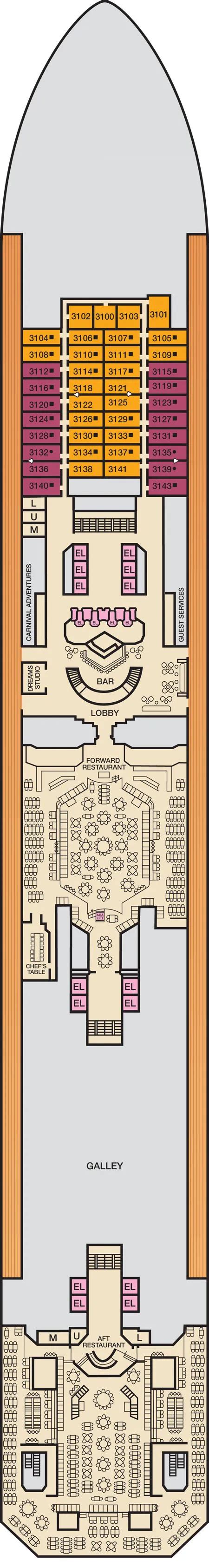Carnival Radiance Deck Plan In Detail Cruise Deck Info