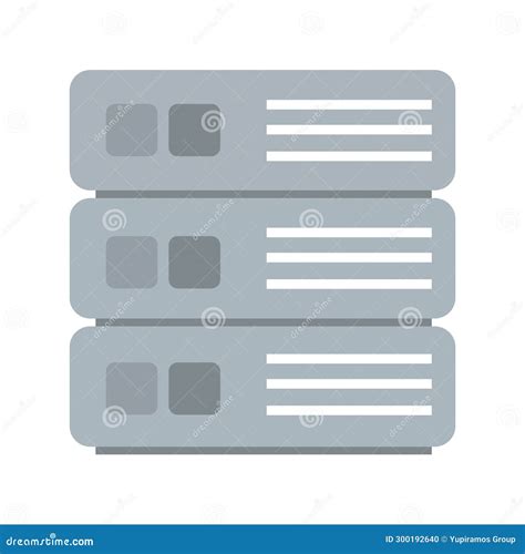 Database Server Design Stock Illustration Illustration Of System 300192640