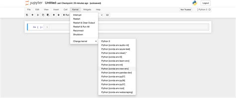 get your conda environment to show in jupyter notebooks — the “easy way” by ben bogart