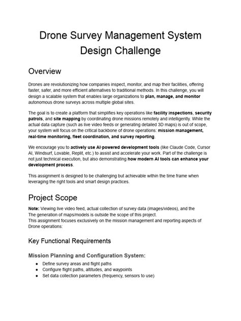 Flytbase Full Stack Assignment Pdf Unmanned Aerial Vehicle