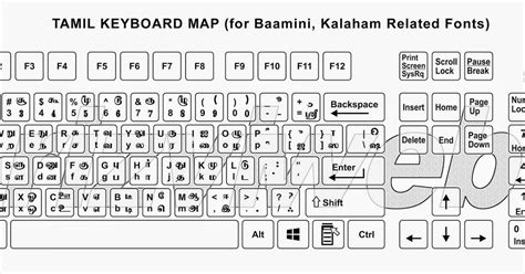 Bamini Tamil Typewriter Keyboard Layout At Georgia Levvy Blog