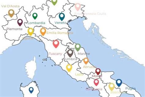 Italian Map Regions