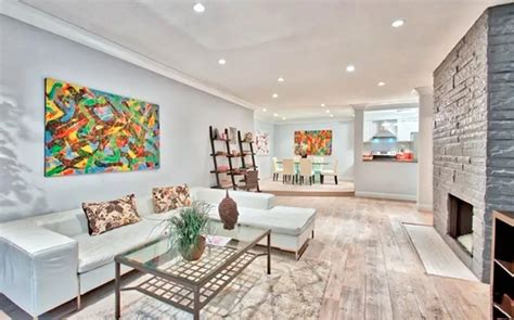 Exposed Brick Wall Living Room Design Ideas Designing Idea