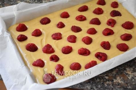 Пирог на йогурте с малиной — рецепт с фото Рецепты десертов Десерты Идеи для блюд