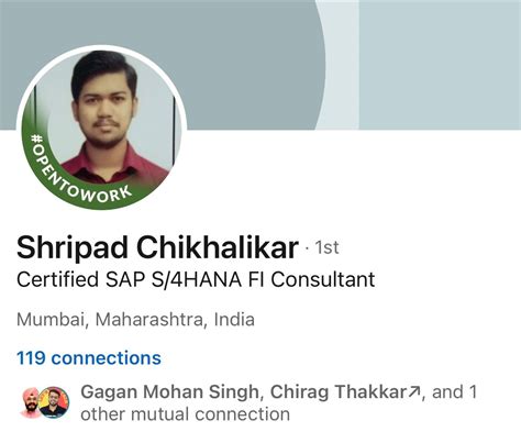 shripad chikhalikar posted on linkedin