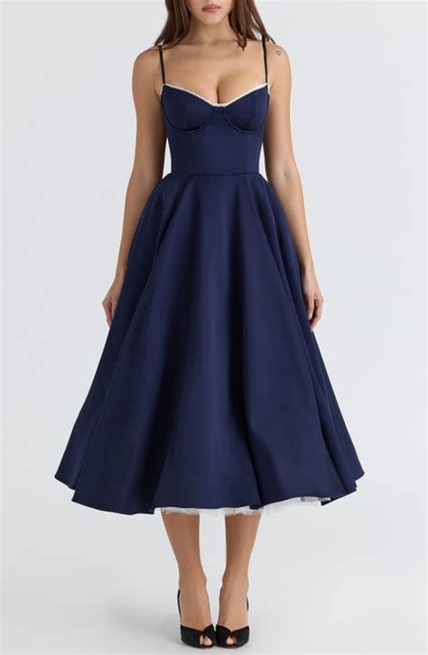 Womens Satin Midi Dresses Nordstrom
