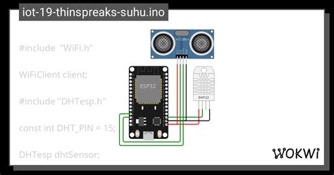 Iot 19 Thinspreaks O Wokwi Arduino And Esp32 Simulator