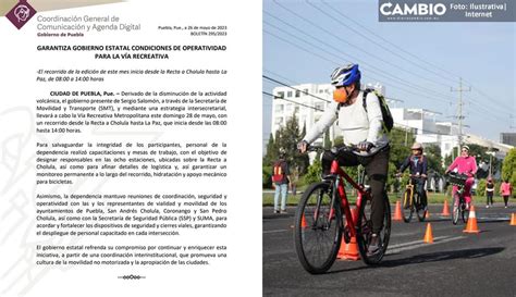 Tras Disminución De Actividad Volcánica Regresa La Vía Recreativa Metropolitana En Puebla