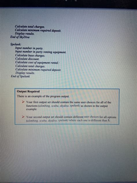 Solved Pseudocode Of Each Program Function Constants For The