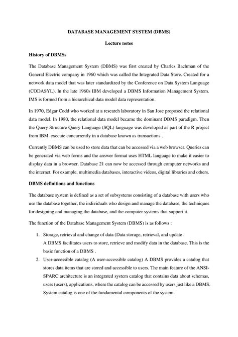 Database Management System Created For A Network Data Model That Was Later Standardized By The
