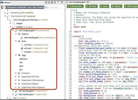 Navigating In The Workspace Gama Platform