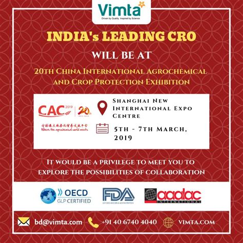 Vimta Agrochemicals Cropprotection Cropprotectionexhibition