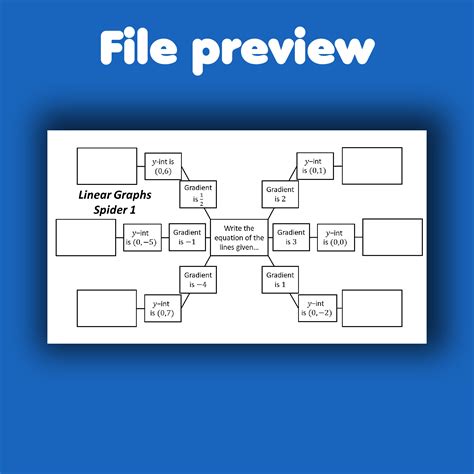 Linear Graphs Spiders Andy Lutwyche
