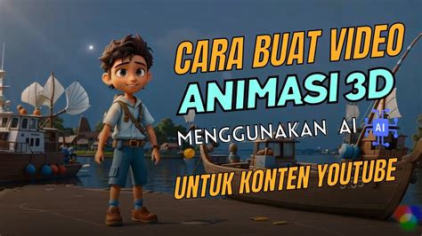5 Menit Jadi Konten Cara Buat Video Animasi 3d Bergerak Menggunakan Ai Youtube