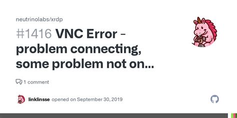 Vnc Error Problem Connecting Some Problem Not On Root · Issue 1416