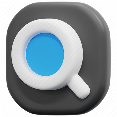 Search User Interface Ui Button Web 3d Icon Download On Iconfinder