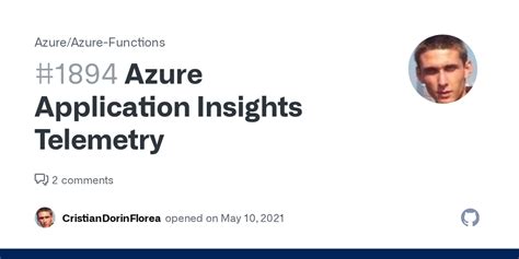 Azure Application Insights Telemetry · Issue 1894 · Azureazure