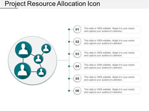 Project Resource Allocation Icon Ppt Ideas Graphics Presentation Background For Powerpoint