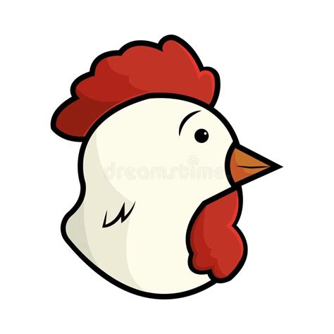 Cartoon Chicken Face Chicken Cartoon Clip Art At Vector