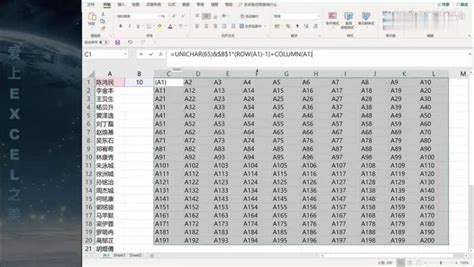 「excel小技巧」单列数据转换成每行指定数量的多行多列教育资格考试好看视频