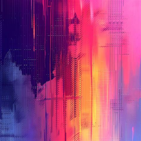 Generate Gradient Background With Cyber Or Digital Glitch Premium Ai