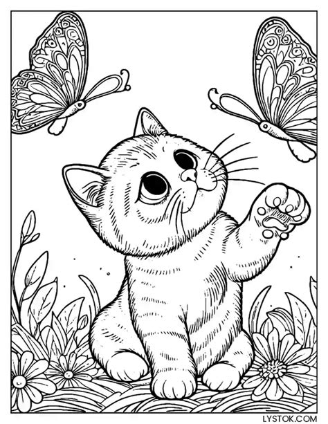 32 Δωρεάν Εκτυπώσιμες Σελίδες Ζωγραφική Γάτα Φύλλα και Εικόνες για Ενήλικεσ και Παιδιά Pdf