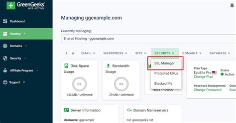 getting started adding let s encrypt ssl to your greengeeks account