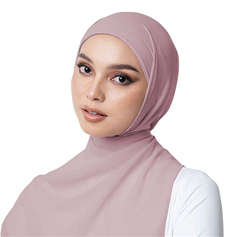 Jual Hameeda 2in1 Sada Instant Pashmina Hijab With Inner Ceruty