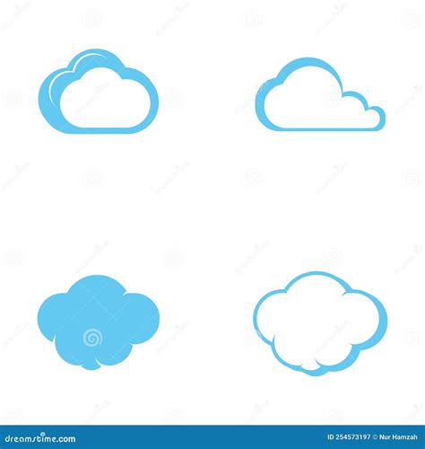 Cloud Template Vector Stock Vector Illustration Of Scene 254573197 Cloud Template Vector Stock Vector Illustration Of Scene 254573197