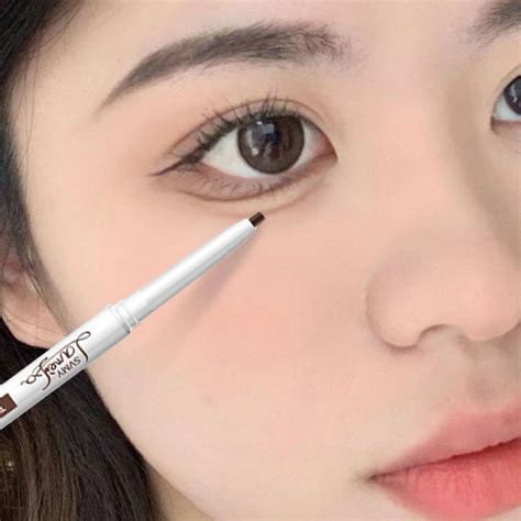 Waterproof Eyeliner Gel Pencil Matte Silkworm Eyeliner Pen Brown