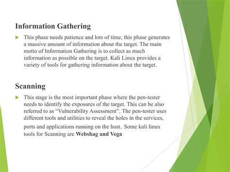 Penetration Test Using Kali Linux Ppt Pdf