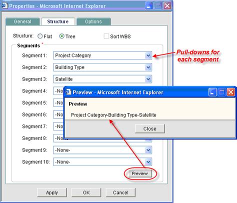 Define Cost Code Structure Structure Tab