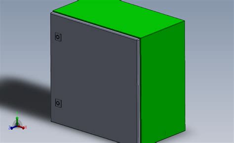 钣金图纸电箱solidworks 2012模型图纸下载 懒石网