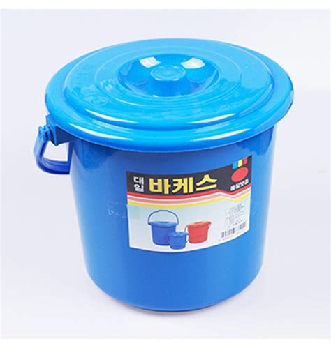 손잡이 뚜껑 양동이 플라스틱 물통 바케스 대야 청소물통 들통 세차 쓰레기통 티몬