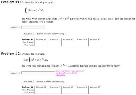 Solved Problem 1 Evaluate The Following Integral P 14 Chegg Com