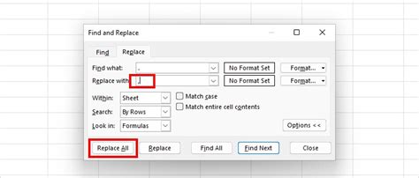Ways To Change Dot To Comma In Excel