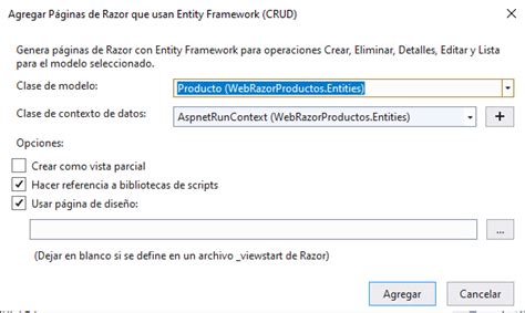 Ligth Knight Crud En Aspnet Core Con Razor Pages Usando Entity Framework Code First Con Una