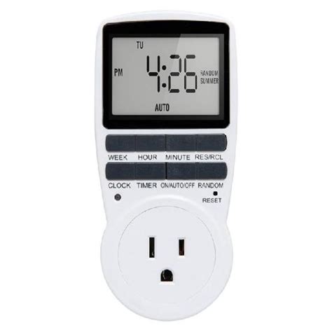 British UK Standard Digital Timer Switch Plug Socket Coowor
