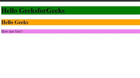 How To Set The Background Color Of The Specified Elements Using JQuery GeeksforGeeks